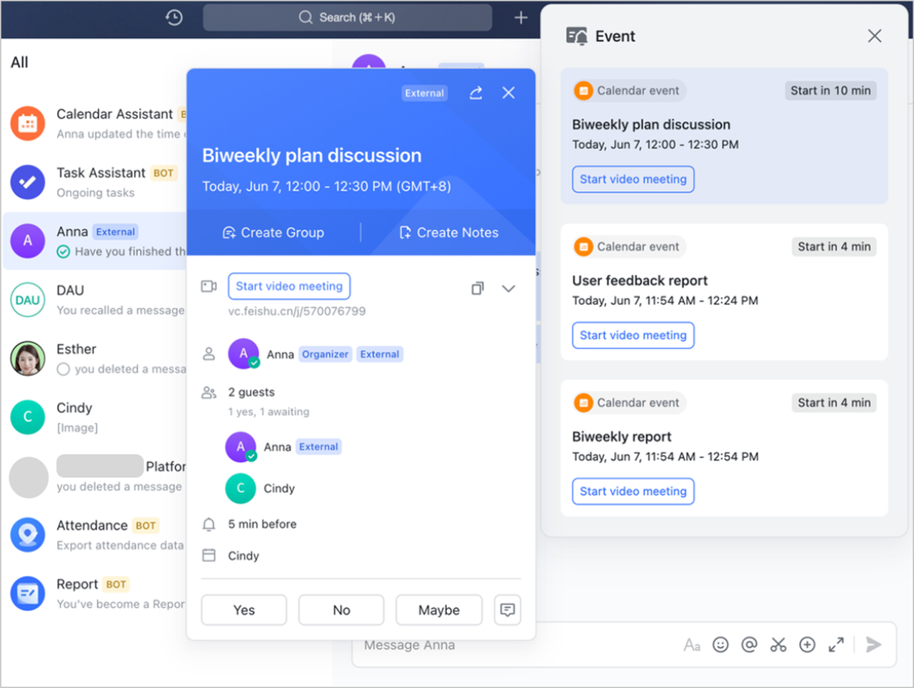Lark Calendar - Trợ lý lịch trình số thông minh và hiệu quả